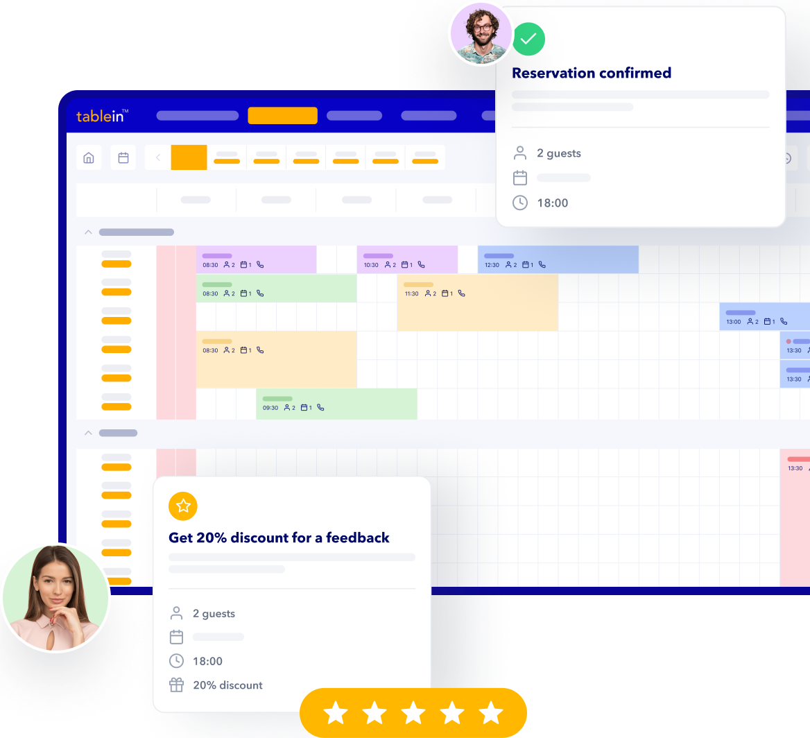 Table Booking System For Small Restaurants (recommended)