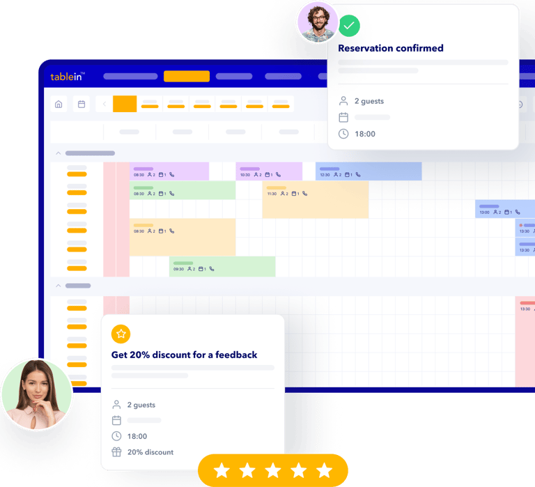 Table Booking System For Small Restaurants (recommended)