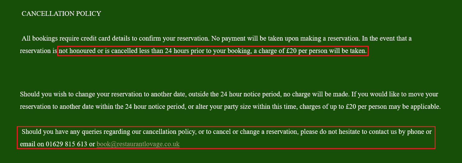 The Ultimate Guide to Restaurant Cancellation Fees