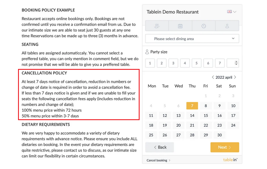 The Ultimate Guide to Restaurant Cancellation Fees