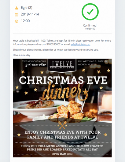 The Do's and Don'ts of Restaurant Reservation Confirmation Emails
