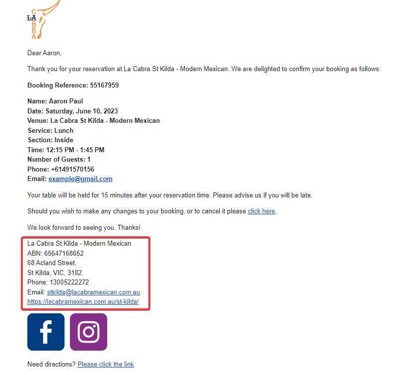 The Full Guide to Restaurant Reservation Confirmation Emails