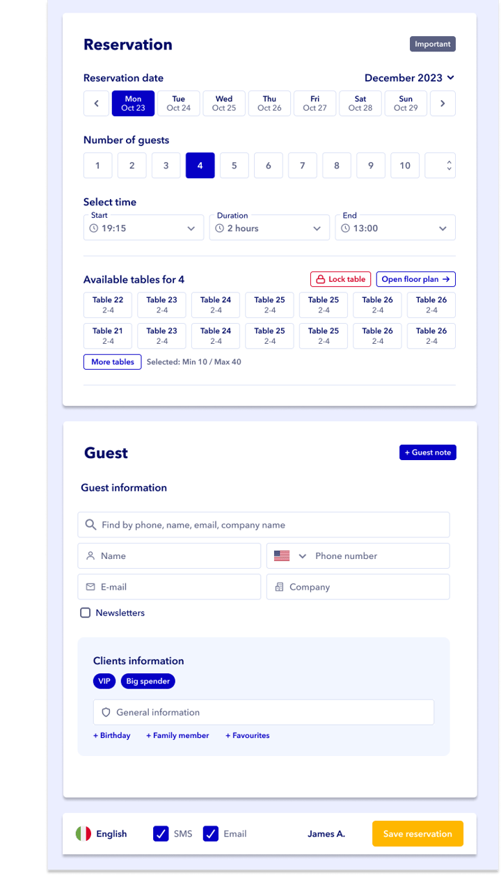 Table Booking System For Small Restaurants (recommended) | Tablein