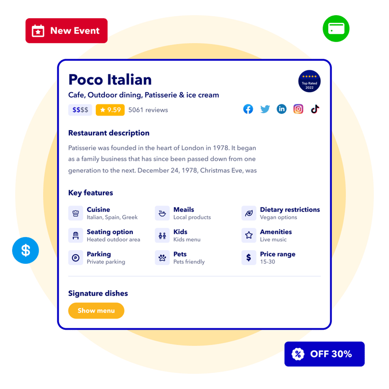Table Booking System For Restaurants 2024 | Tablein
