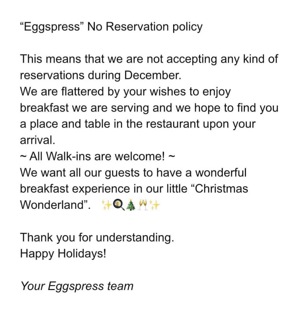 Taking Restaurant Reservations or Walk-Ins: Which Is Better?