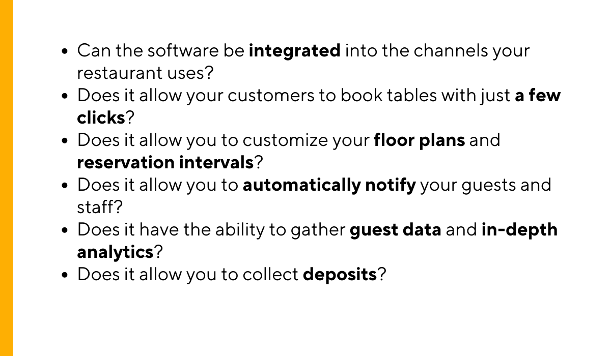 How to Choose the Best Restaurant Booking System