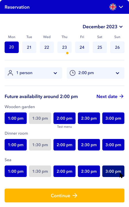 Table Booking System For Small Restaurants (recommended) | Tablein